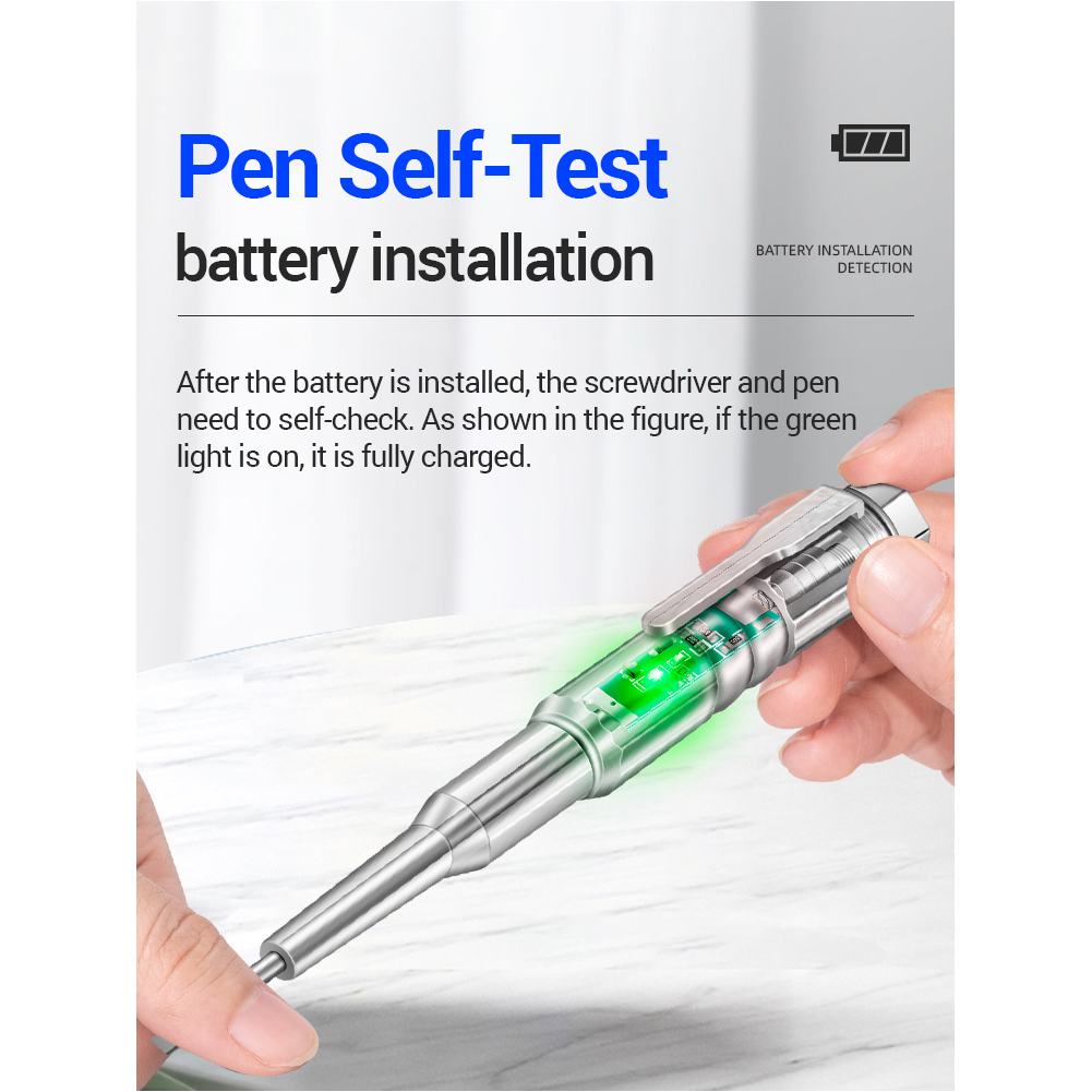 Digital Induced Tester Electric Induction Screwdriver Probe Voltage ...