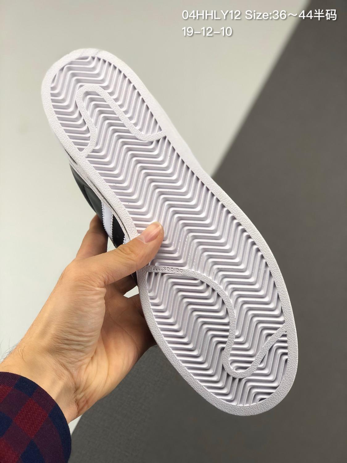 Adidas Superstar Sneakers Black and White running shoes outdoor shoes ...