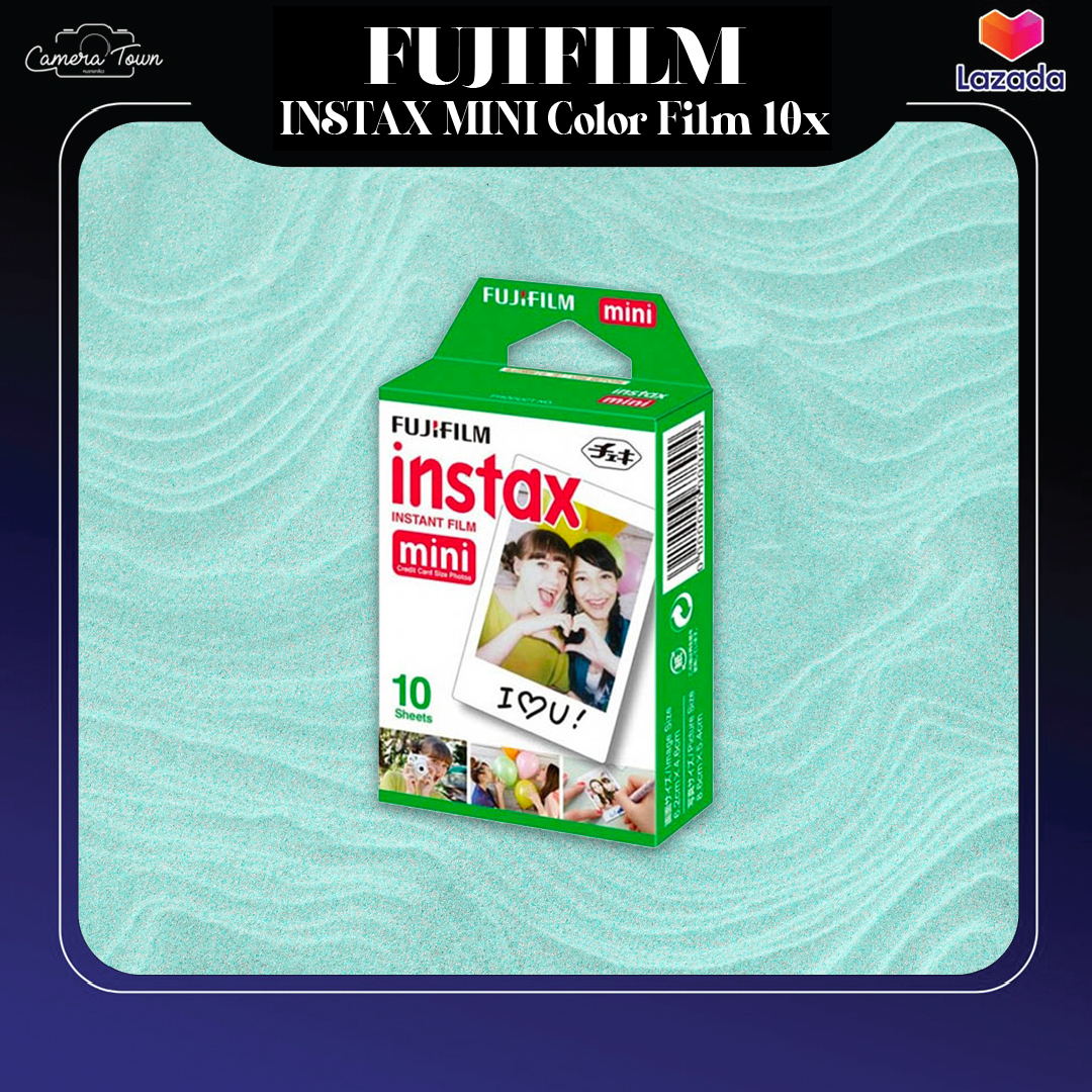 ฟิล์มโพลารอยด์ FUJIFILM INSTAX MINI Color Film 10x | Lazada.co.th