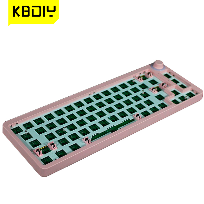 KBDiy TM680 Knob Hot Swap Mechanical Keyboard Kit Wireless Bluetooth 3 ...