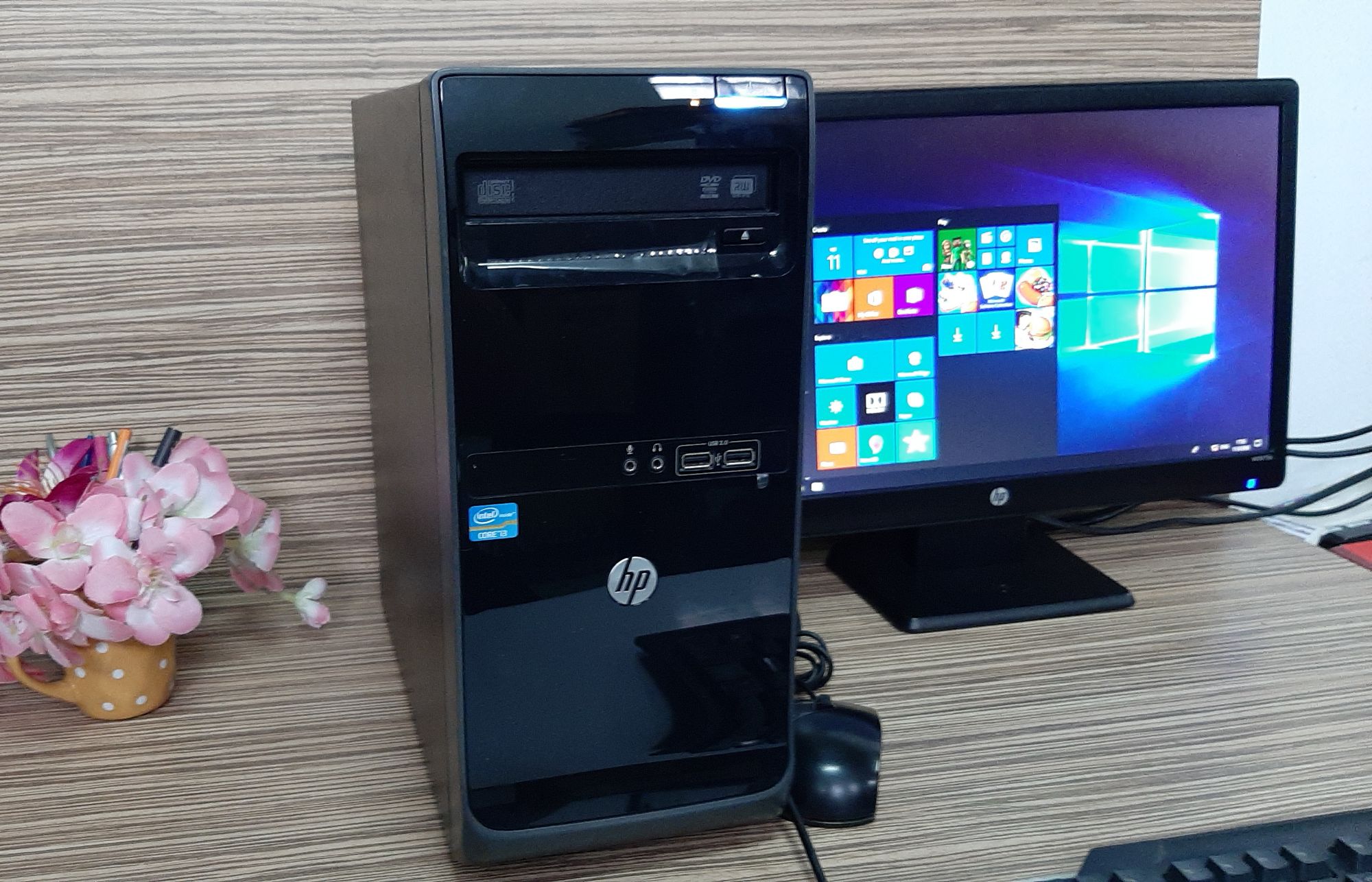 HP Set พร้อมจอ 20 นิ้ว สวยใสพร้อมใช้ - Computer For You - ThaiPick