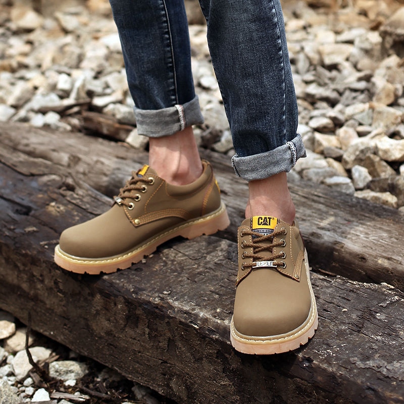 ใหม่ CAT Carter หนังแท้ low-top รองเท้าบุรุษและสตรีคู่รองเท้ารองเท้า ...