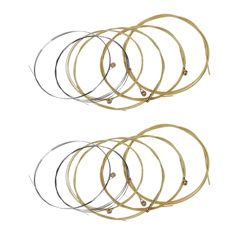 12x Metal Strings for Acoustic Guitar 1 Meter 1M New - stjshsh - ThaiPick