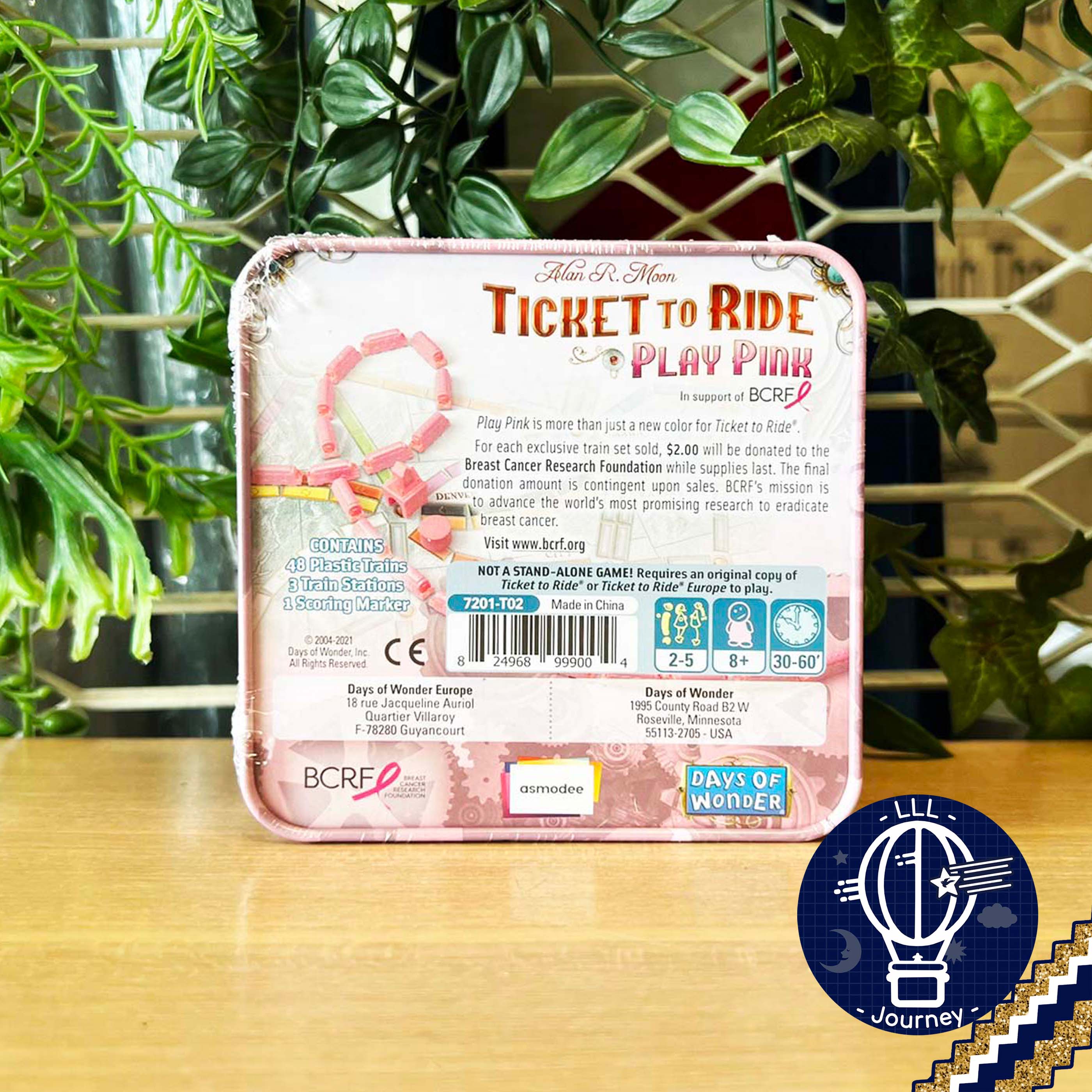 Ticket to Ride : Play Pink Train Set / Custom Train Set Clear Purple ...
