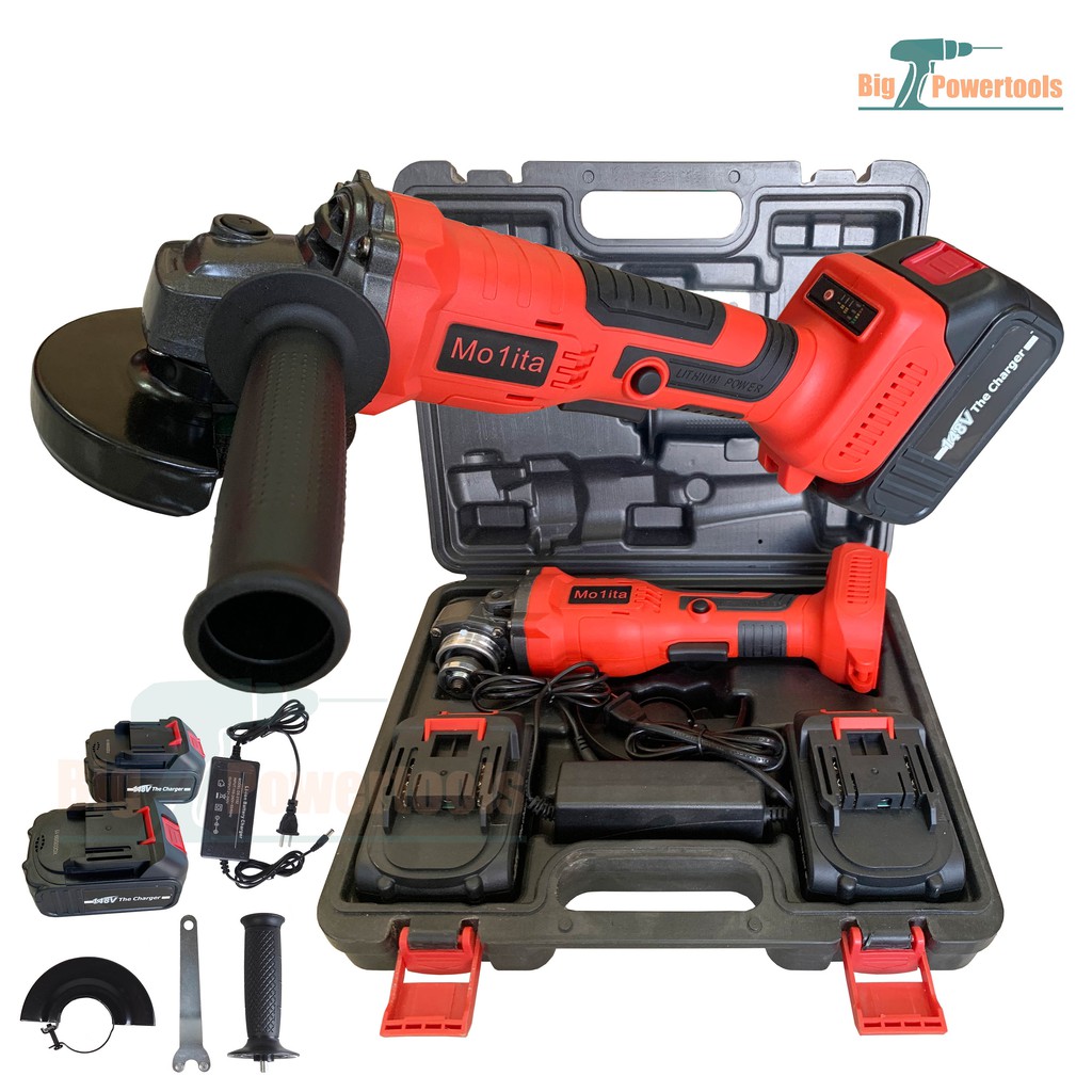 ถูกเข้าเส้น!! MOLITA เครื่องเจียร์ไร้สาย 4" 4นิ้ว หินเจียร์ไร้สาย 148V ...