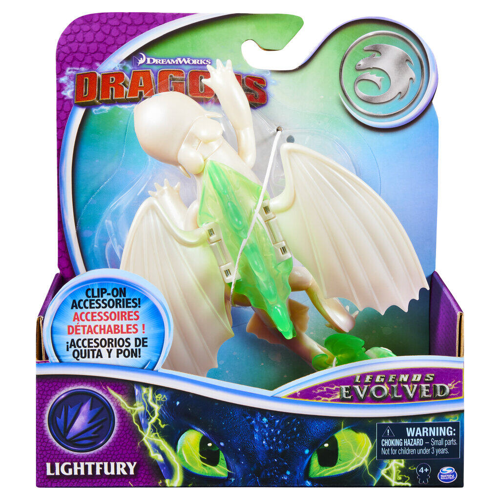 DreamWorks How To Train Your Dragons Legends Evolved Lightfury Dragon ...