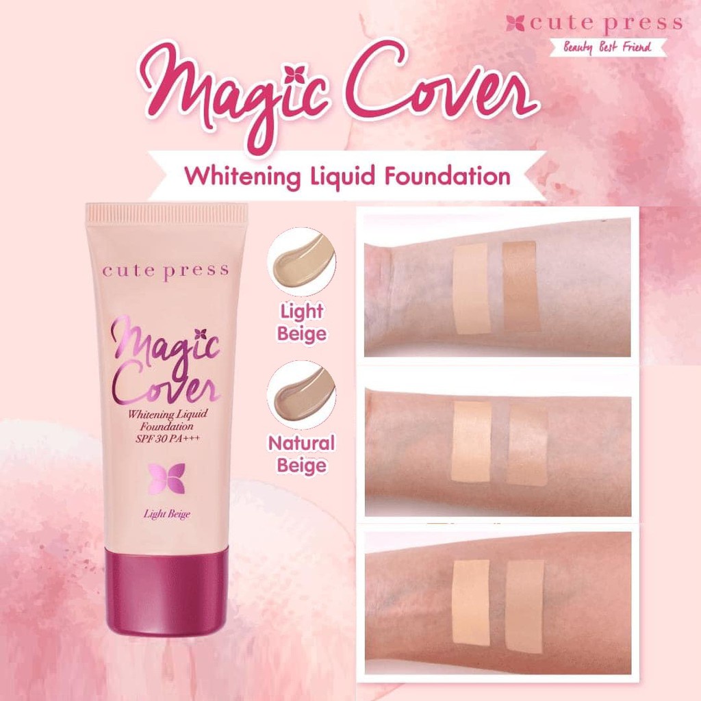 Cute Press Magic Cover Foundation #7464x : cutepress คิวท์เพรส รองพื้น ...