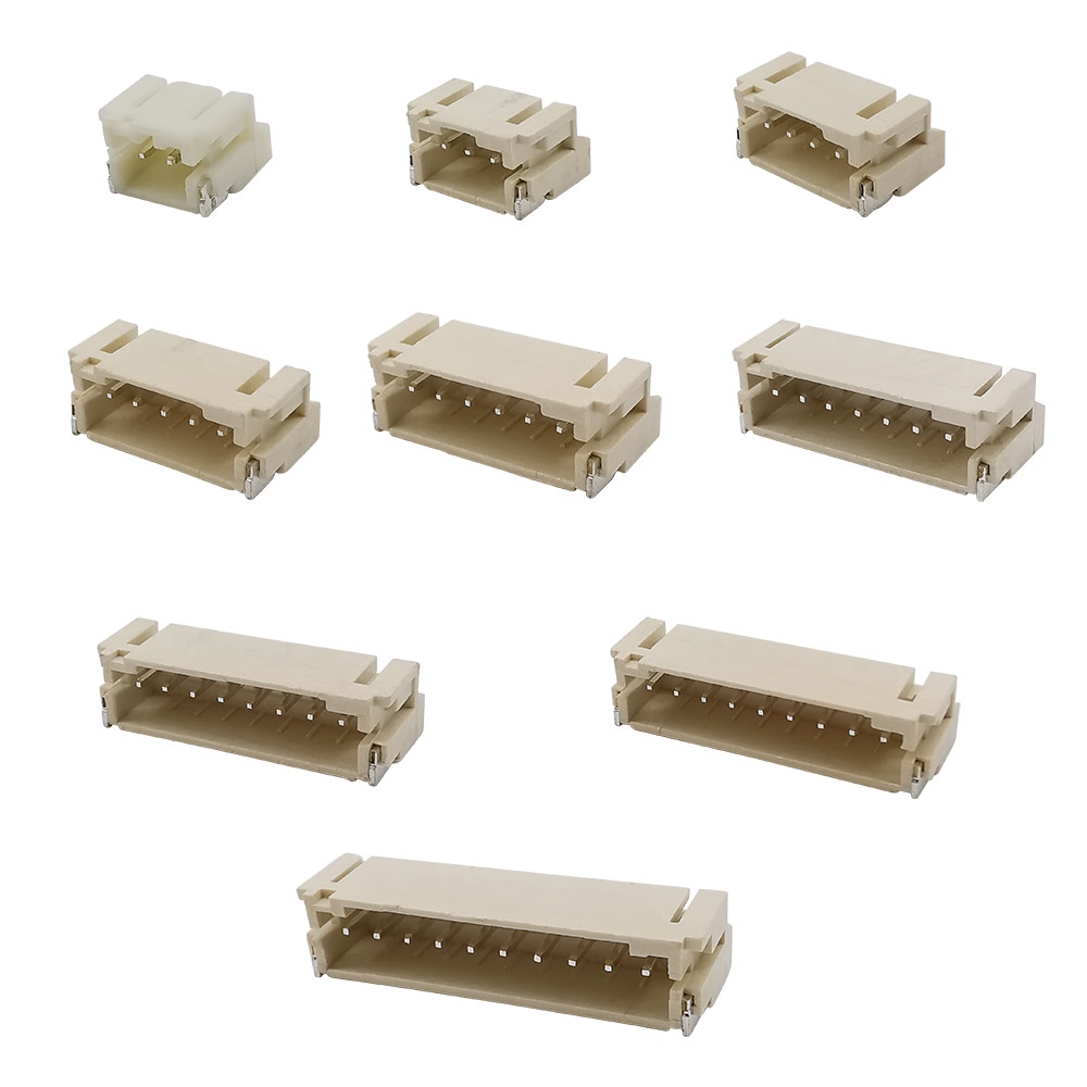 50/100Pcs PH 2.0 Pitch 2.0mm 2P 3P 4P 5P 6P 7P 8P 9P 10 Pin Horizontal SMD Socket Terminals PH2 ...