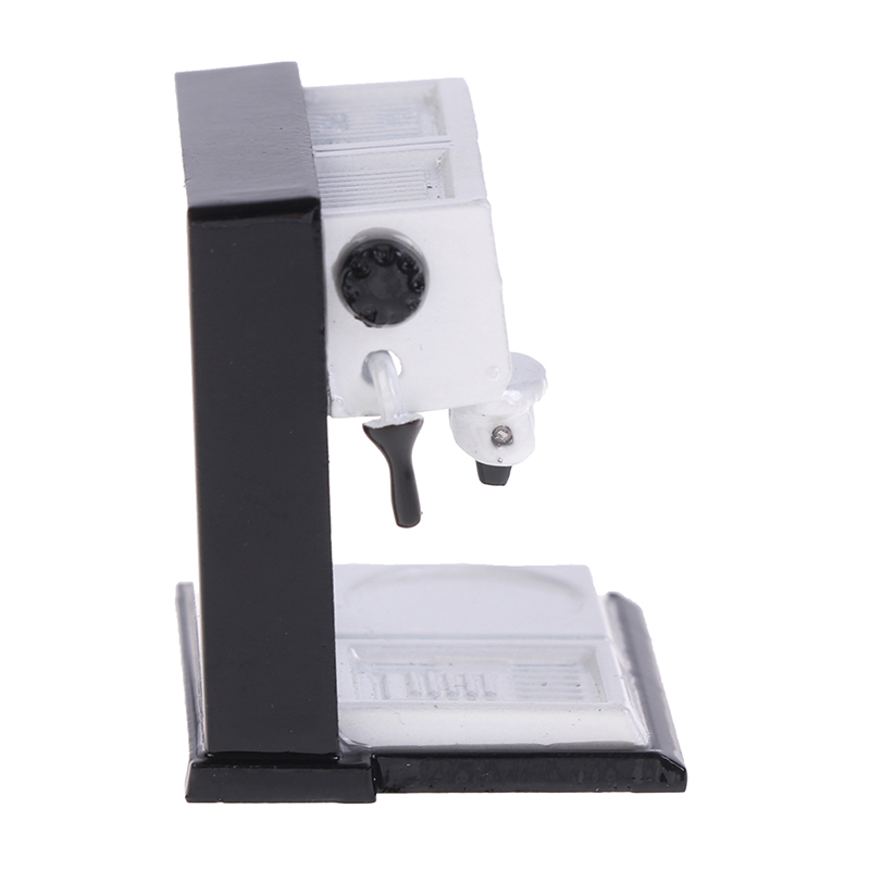 1/12 Scale Dollhouse Miniature Kitchen Metal Coffee Machine Pretend ...