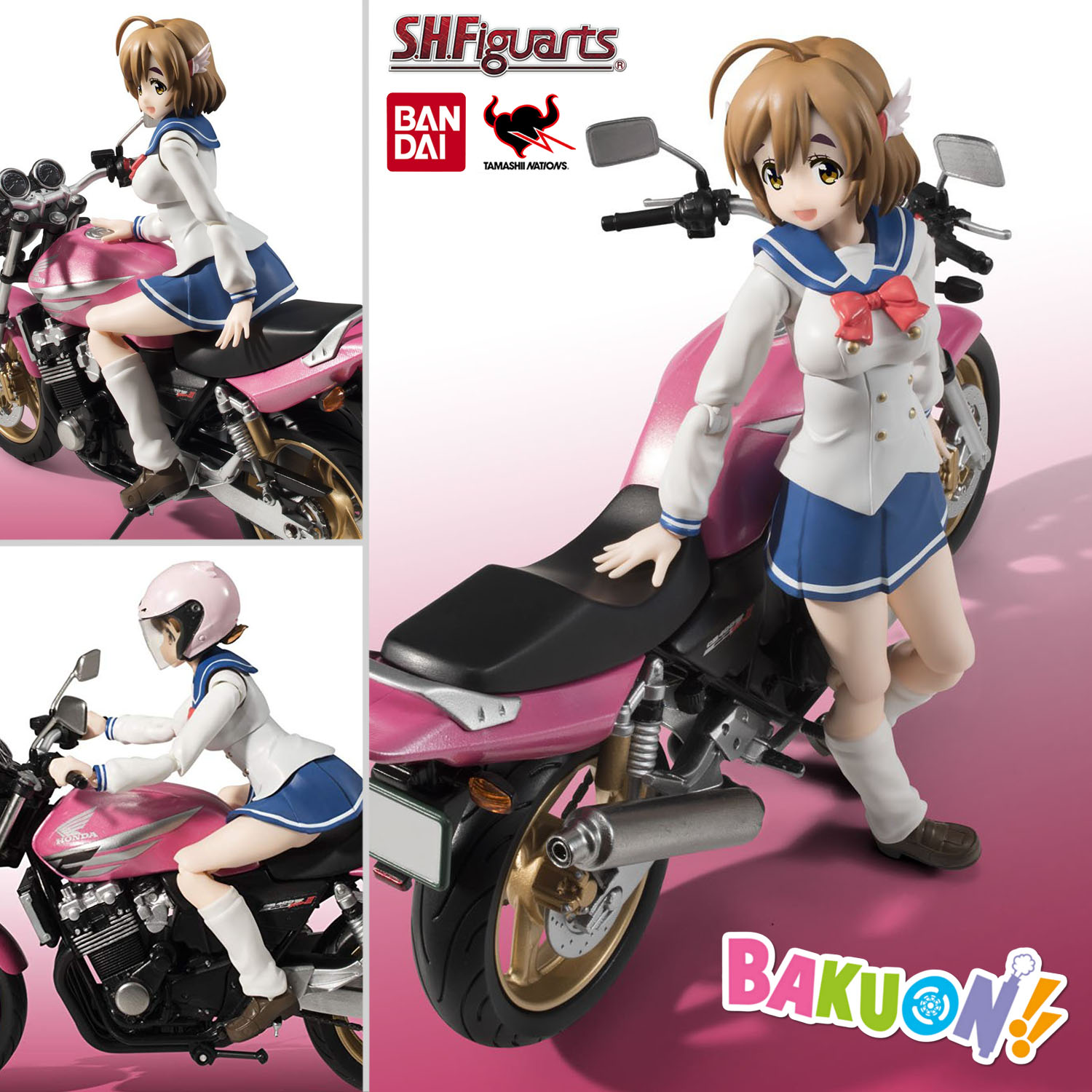 Model โมเดล ของแท้ 100% Bandai S.H.Figuarts จาก Bakuon ซิ่งมั๊ยเพ่ Hane ...
