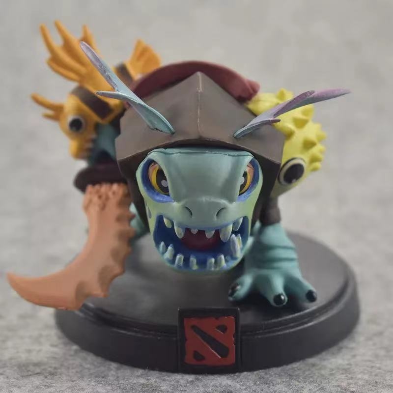 DOTA 2 Game Figure Kunkka Lina Pudge Queen Tidehunter CM FV PVC Action ...