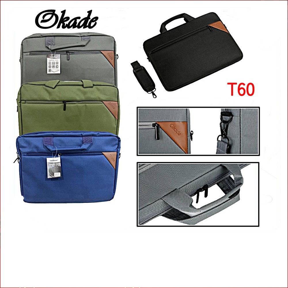 OKADE T60 LAPTOP BAG กระเป๋าโน๊คบุ๊ค หูหิว กันกระแทก | Lazada.co.th
