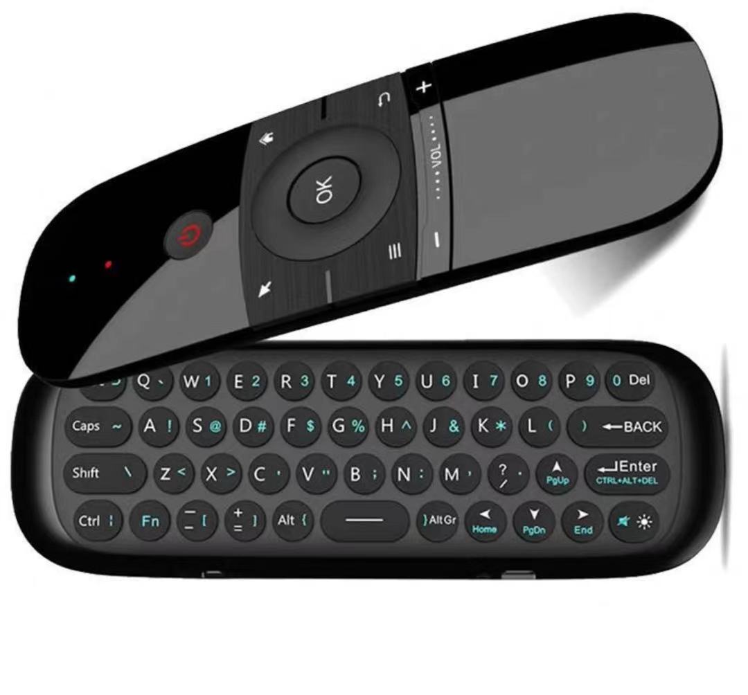 W1 2.4G Air Mouse Wireless Keyboard Remote Control Infrared Remote ...