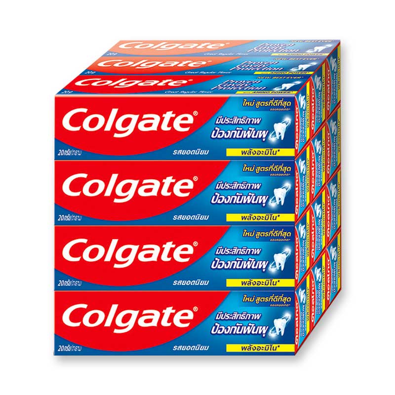 Colgate คอลเกต ยาสีฟัน สดชื่นเย็นซ่า 150 กรัม แพ็ค 3 (8850006930786 ...