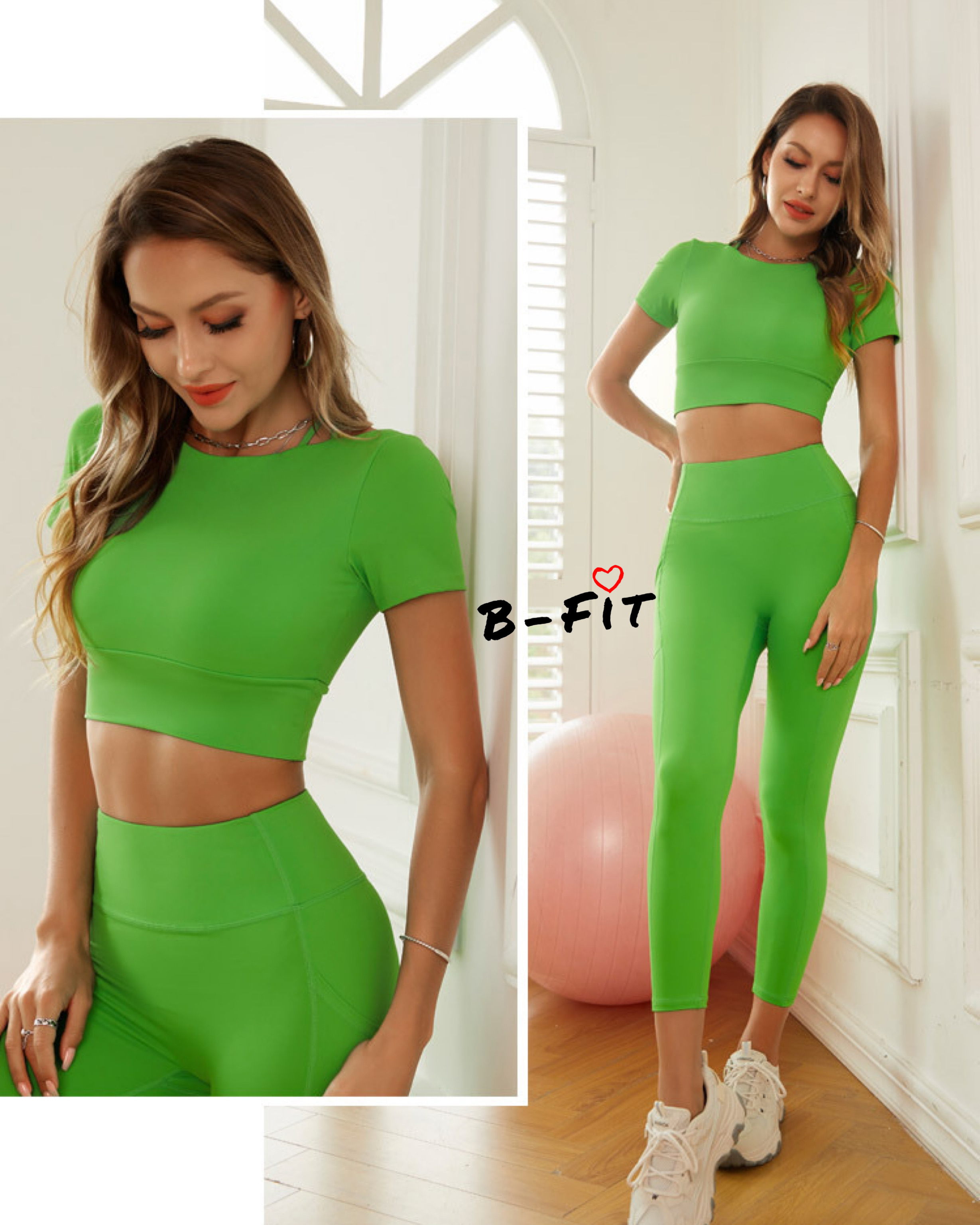 Iris Set Green - B-Fit Activewear - ThaiPick