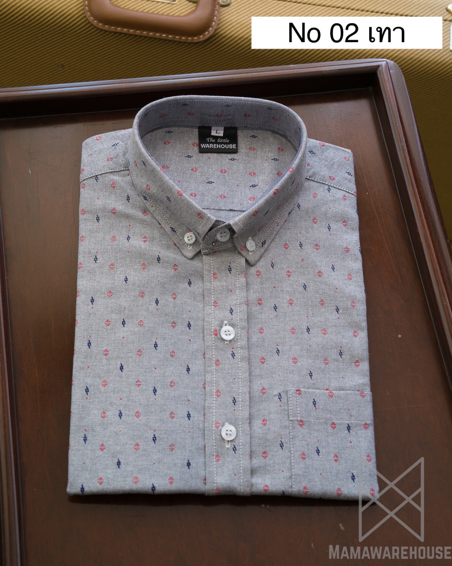 เสื้อเชิ้ตผู้ชาย 2020 แขนสั้น เสื้อคอปกแขนสั้น พิมพ์ลาย No02 ไซส์พิเศษ ...