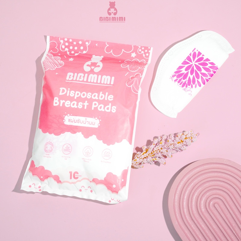 ร้านไทย BIBI MIMI แผ่นซับน้ำนม 10 ชิ้น แบบใช้แล้วทิ้ง นุ่มและสบาย ซึม ...