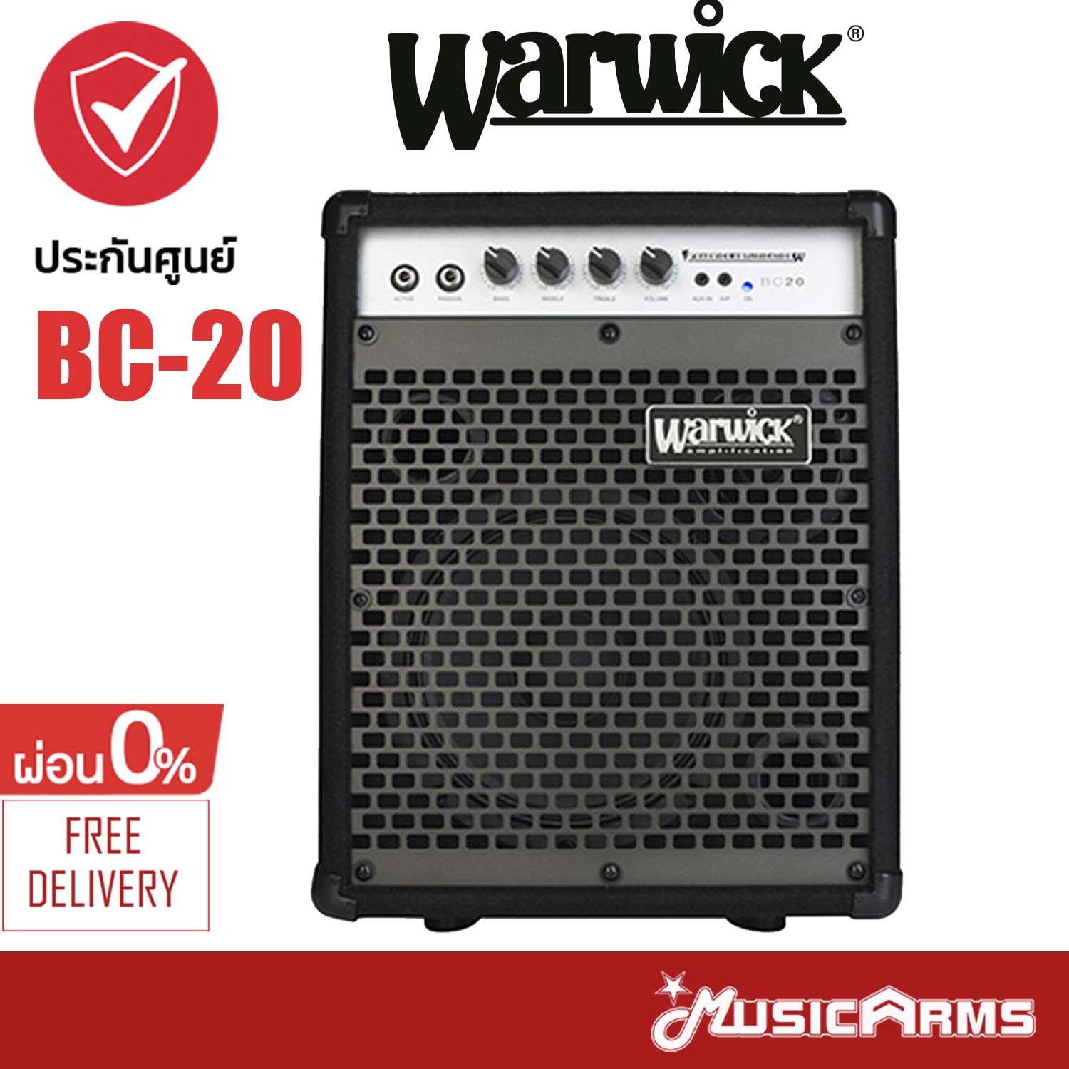 Warwick BC10 แอมป์เบส - CT Music - ThaiPick