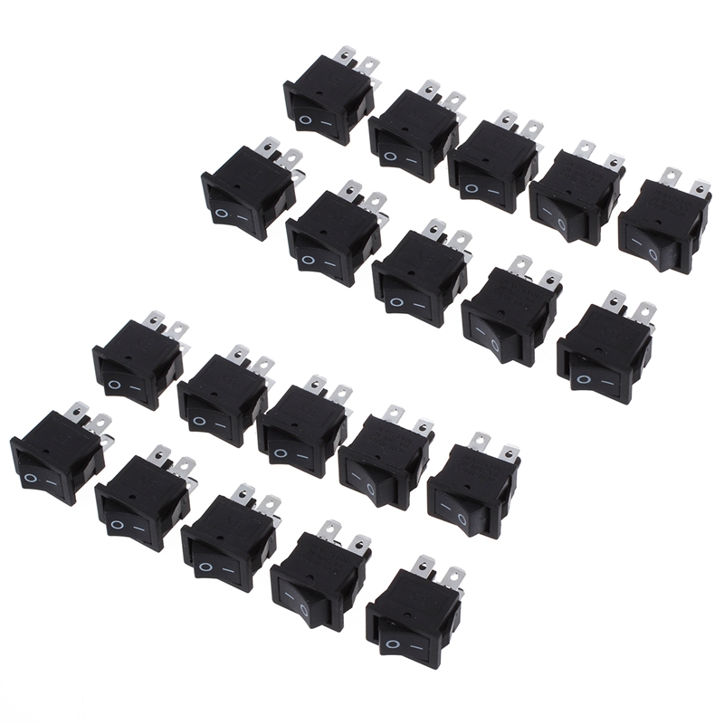 【Ready Stock&COD】20 Pcs x 4 Pin On-Off 2 Position DPST Boat Rocker ...