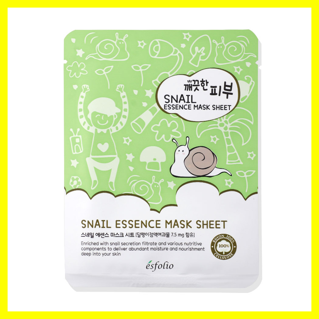 Esfolio Pure Skin Snail Essence Mask Sheet 25ml - Konvy - ThaiPick
