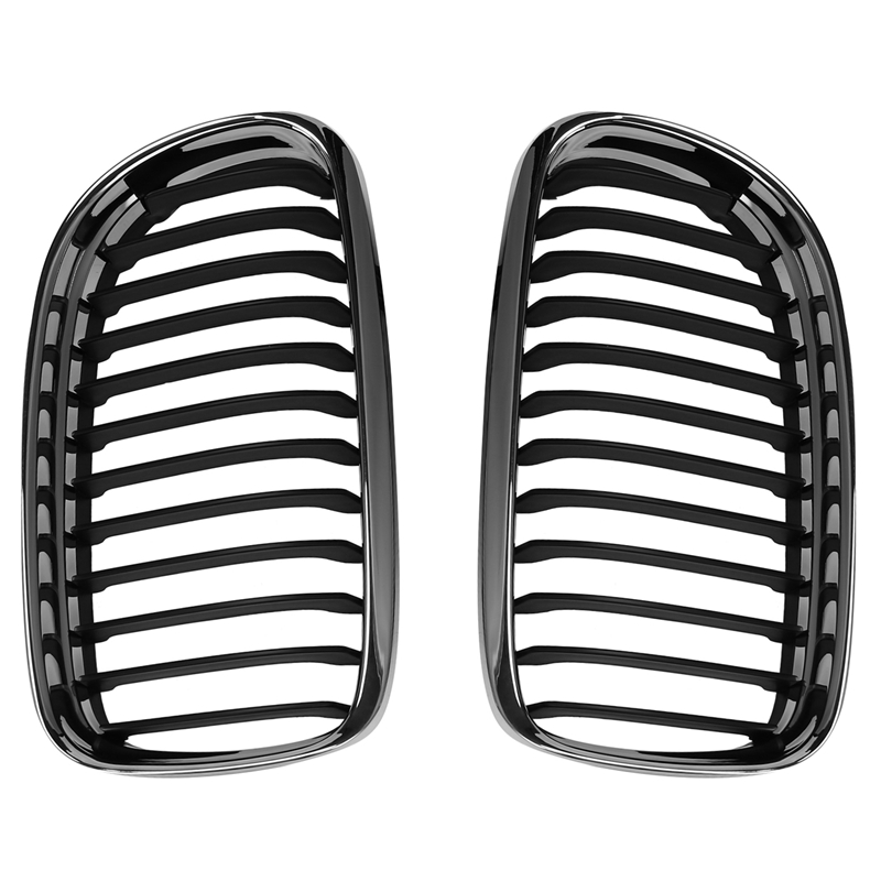 Front Silver Plating Grille Grill Fit for BMW E90 LCI Facelift 3 Series ...