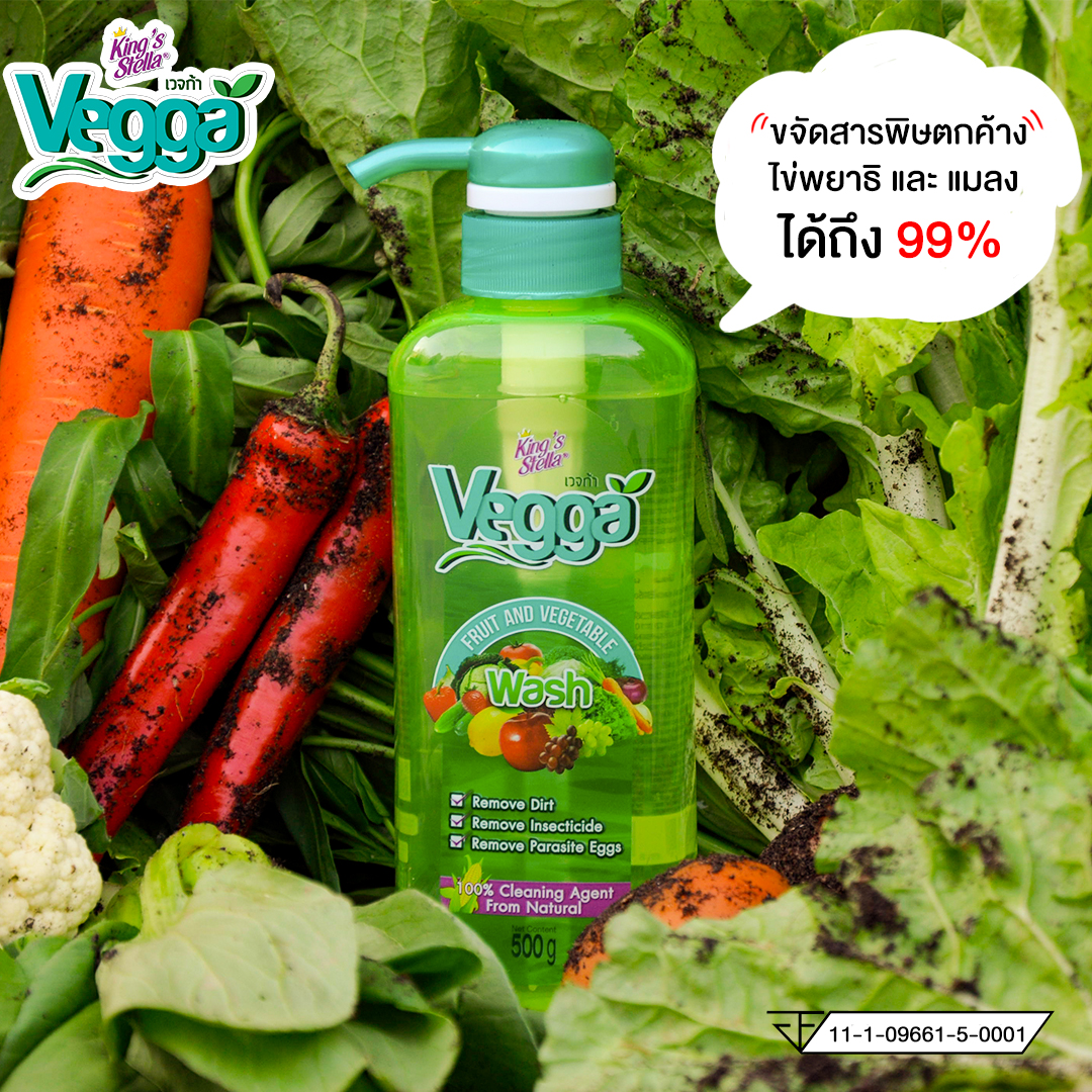 Vegga(เวจก้า) น้ำยาล้างผัก น้ำยาล้างผลไม้ ล้างสารตกค้างได้ถึง 90% Vegga ...