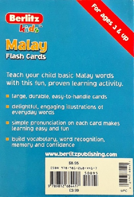 Berlitz Kids Malay Flash Cards Author: - Ed/Year: -/2008 ISBN ...