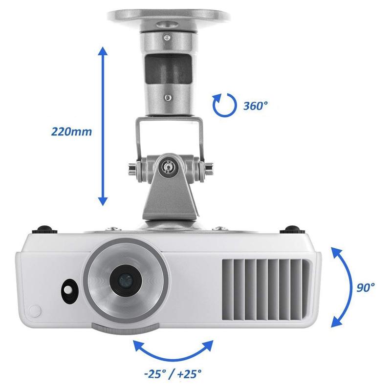 VISIon MOUNTS Beamer Universal Projector Holder + -25 ° Tilt 360 ...