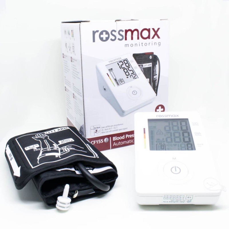 เครื่องวัดความดัน Rossmax CF155F Z1 รับประกัน5ปี ทั้งปลอกแขนและเครื่อง - บริษัท ภัคจิราพร จำกัด ...