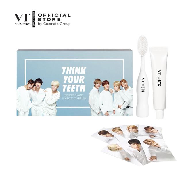 ตรวจสอบราคา VTXBTS Toothpaste Mint + Jumbo toothbrush ยาสีฟันกลิ่น ...