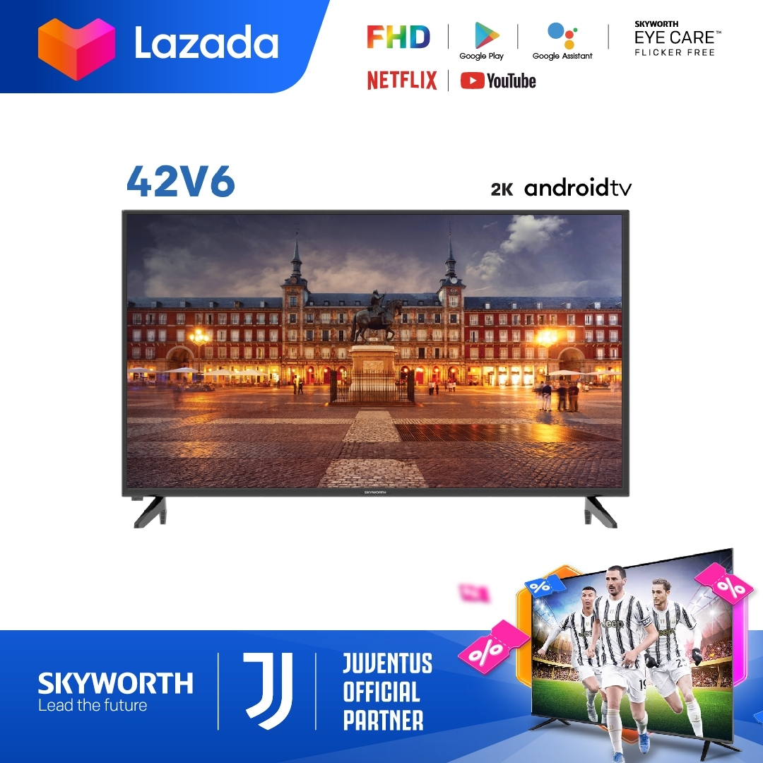 SKYWORTH 42 นิ้ว Android 9 TV 42V6 - SKYWORTH Official Store - ThaiPick