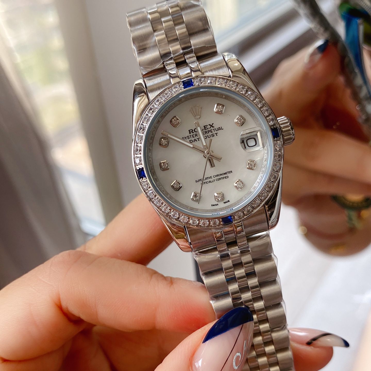 (ของแท้ 100) ROLEX Rolex Womens Log Type Collection Date Show ...
