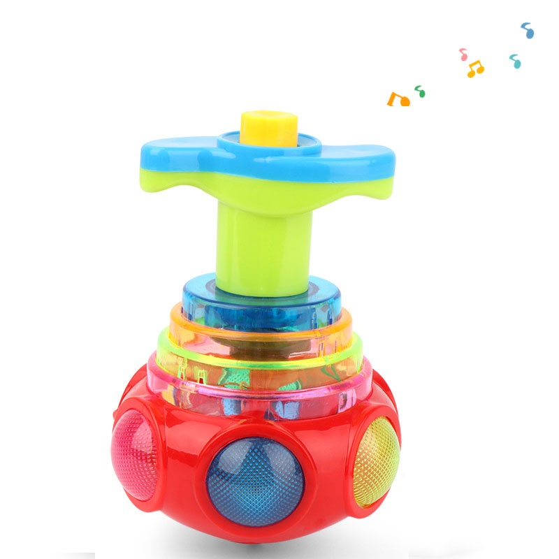 【So starry】COD ของเล่นลูกข่างหมุน มีดนตรี มีไฟ ของเล่นหมุน หมุนได้ ไจ ...