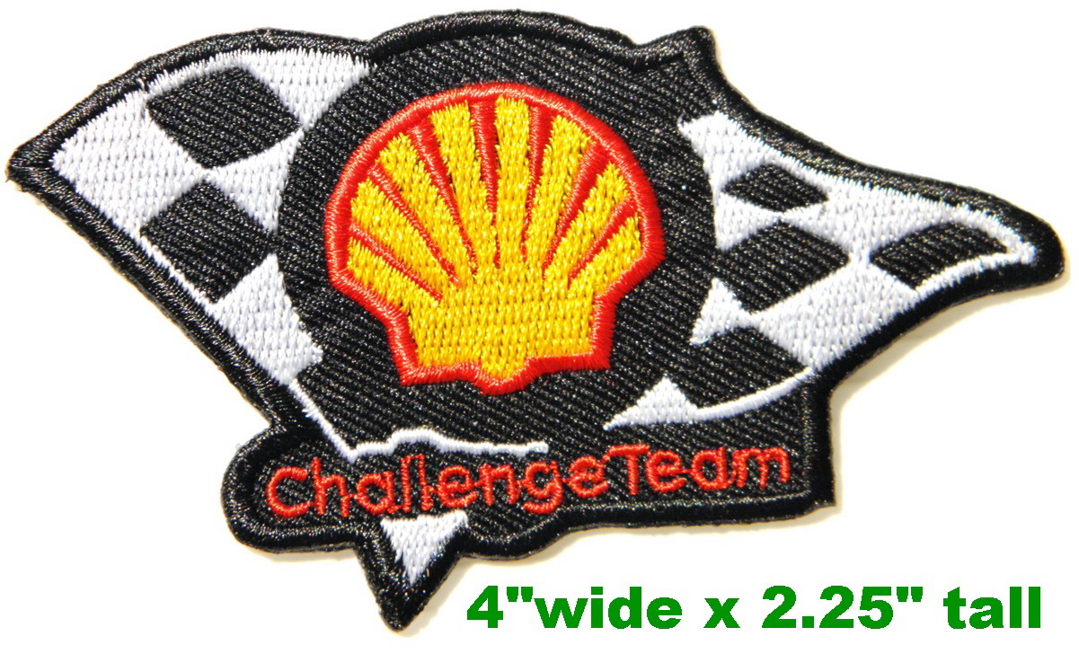 🔥 Shell Oil 🔥 นำ้เครื่อง เชลล์ โลโก้ อาร์ม ปัก ตัวรีด ตัวรีดติดเสื้อ ตก ...