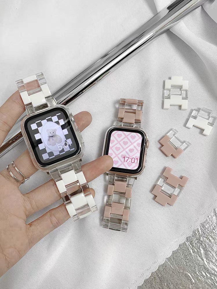 พร้อมส่ง งานใหม่ สุด Cute สายเรซิ่นใส แบบ 2 โทน แบบสลับสี สวยมากมาก ...