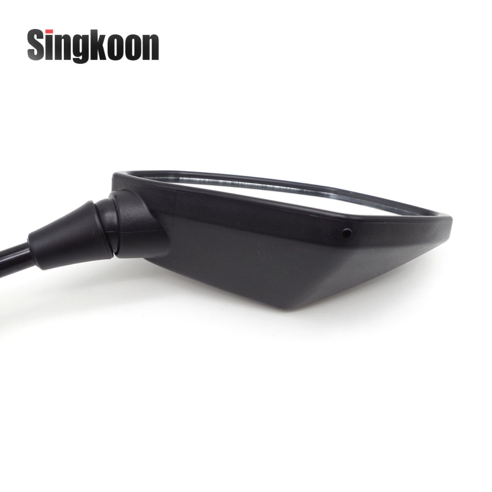 rearview mirror Carbon Fibre Pattern Universal 10mm Motocycle Mirror ...