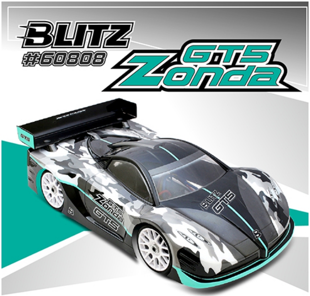 บอดี้สำหรับรถGTขนาด1/8แบบใส ยี่ห้อ BLITZ รุ่น GT5 Zonda | Lazada.co.th