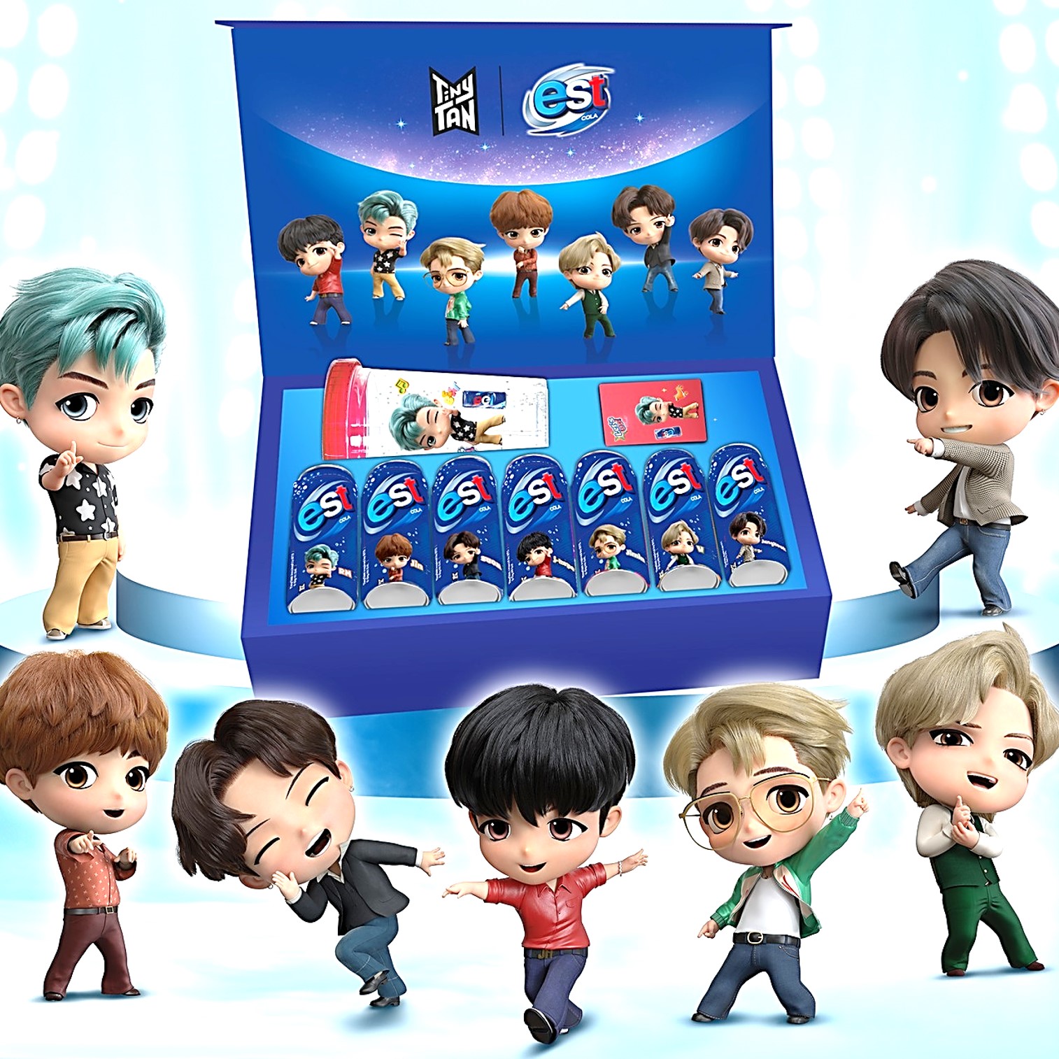 BTS TinyTAN x Est Surprise Box Exclusive Limited packaging design กล่องเซอร์ไพรส์สุดพิเศษ ...