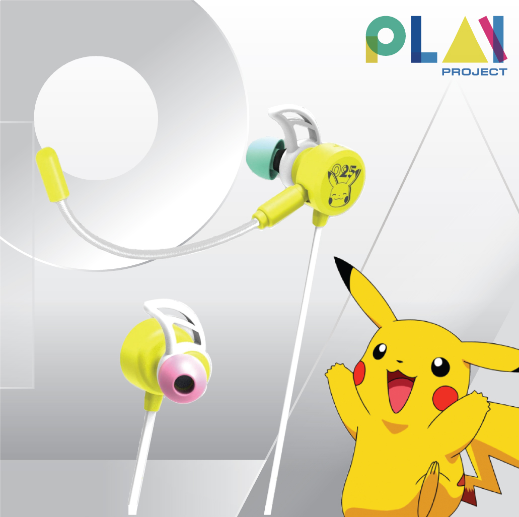 หูฟัง Hori In-Ear Pokemon : Pikachu Gaming Headset Pikachu For Nintendo ...