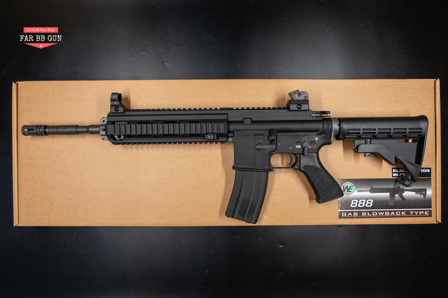 ของเล่น บีบีกัน WE HK416 GBB สีดำ ระบบแก๊ส | Lazada.co.th