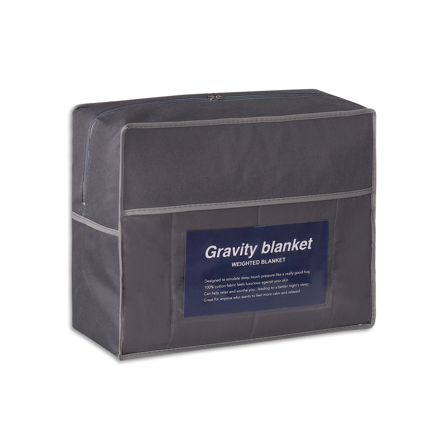 Comfortable Gravity Blanket for Adults Cotton Fabric Relieve Stress ...