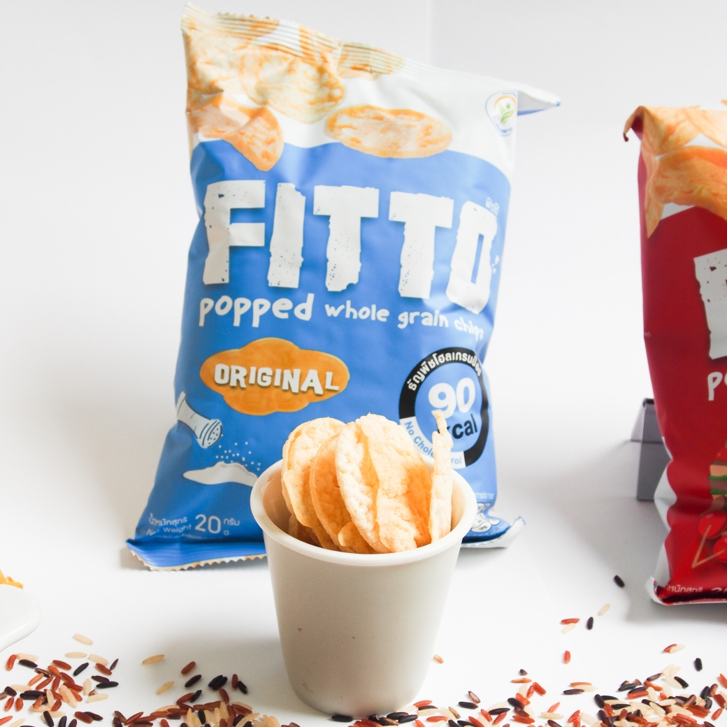 FITTO ฟิตโต้ ขนมโฮลเกรนป๊อป แพ็ค 12/24 ถุง - De La Lita - ThaiPick