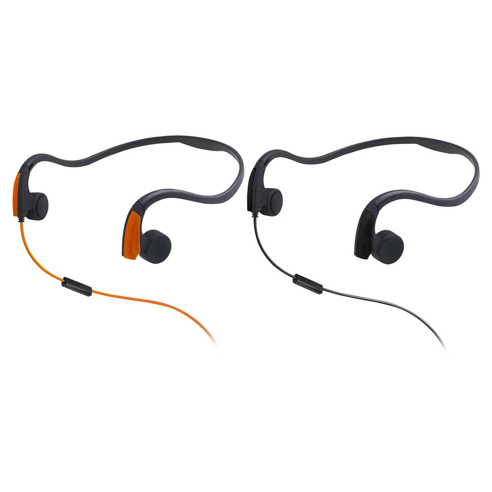 Bone Conduction Wired Headset Voice Control with Microphone 3.5mm ...