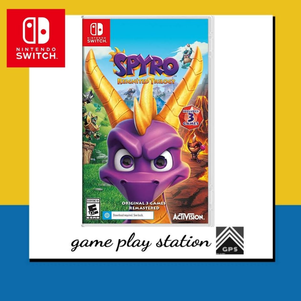 nintendo switch spyro ( english zone 1 ) - Game Play Station - ThaiPick