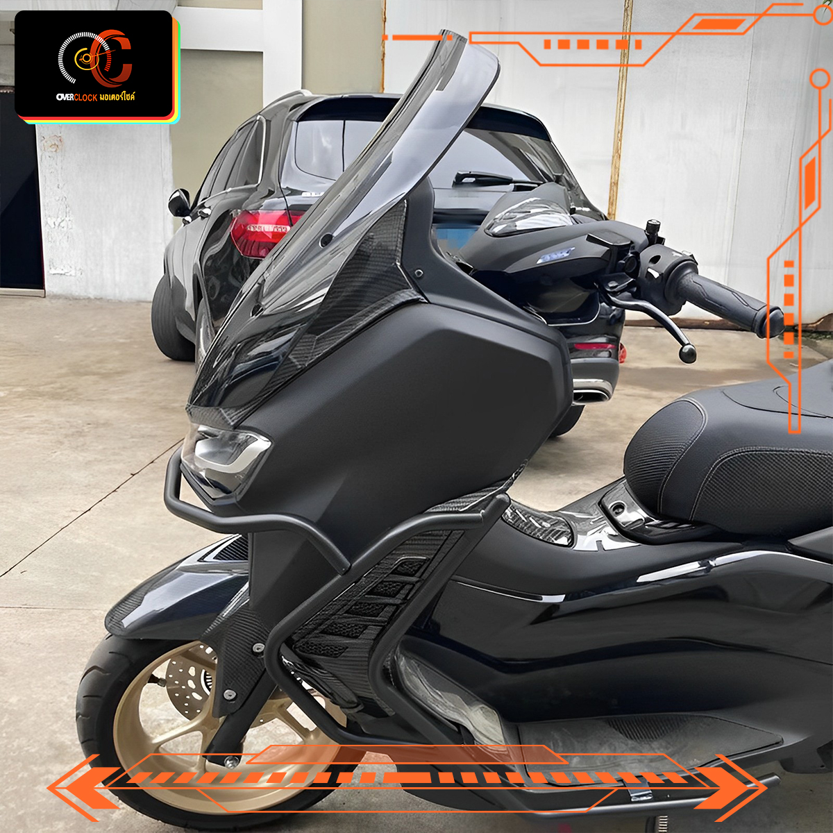 ชิวหน้า NMAX2020 V1 ชิวบังลมหน้า nmax155 windshield yamaha all new nmax ...
