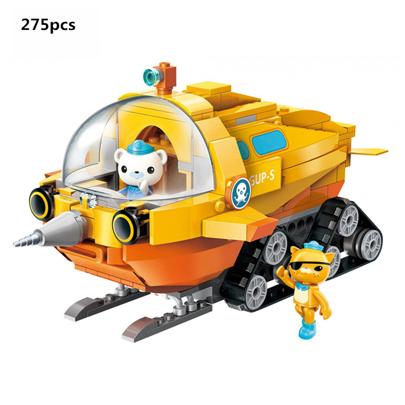 City Octopus Lantern Fish Boat GUP-A GUP-S Octonauts Building Blocks ...