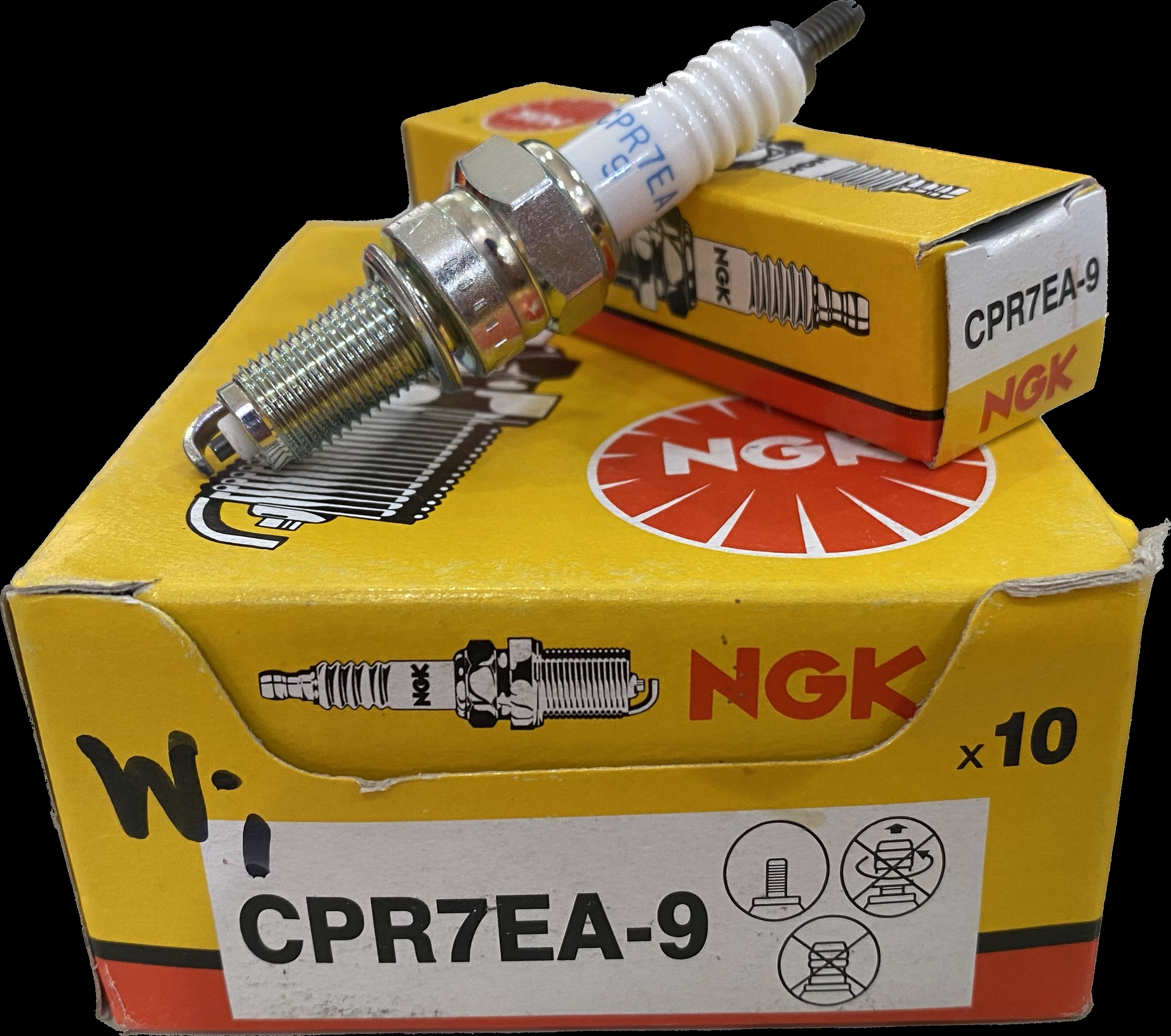 หัวเทียนNGKเบอร์ CPR7EA-9 ใส่WAVE110 i -หัวฉีดWAVE-125CZISCOOPY iZOOMER ...