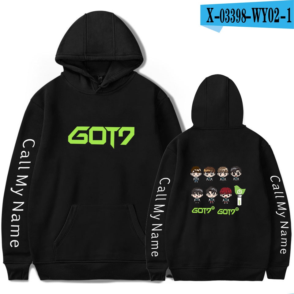 HOT★ Loose Hoodies Got7 Korean Kpop Cute Sweatshirts Streetwear Popular ...