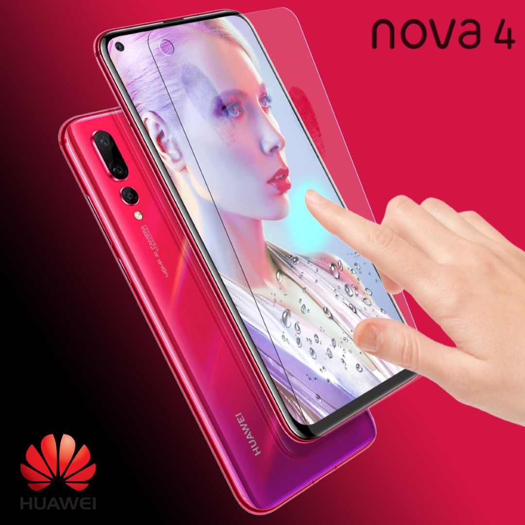 ฟรี น้ำยาไล่ฟองอากาศ????ฟิล์มกระจก นิรภัย เต็มจอ กาวเต็มแผ่น หัวเว่ย เมท10โปร ขอบสีดำ Use For ...