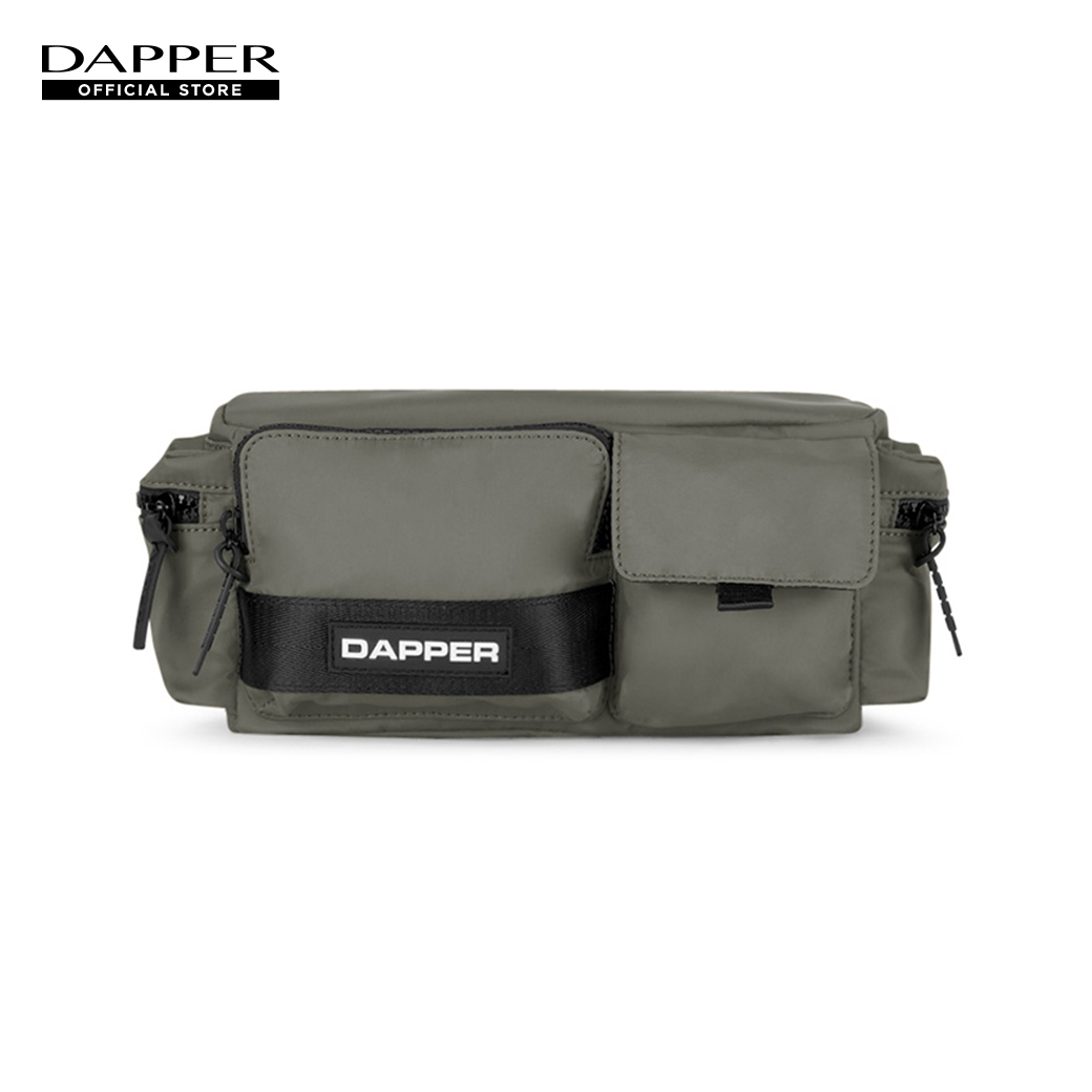 DAPPER กระเป๋าคาดอก Multi Pocket Belt Bag สีดำ - DAPPER - ThaiPick